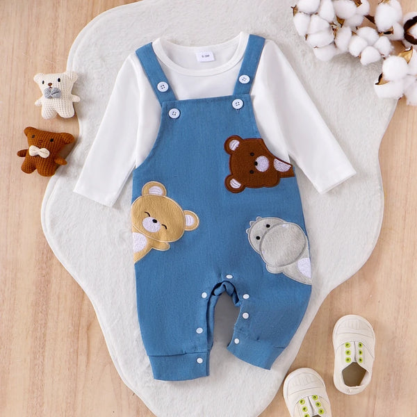 FRIENDS Overalls Outfit - Hazel & Bo