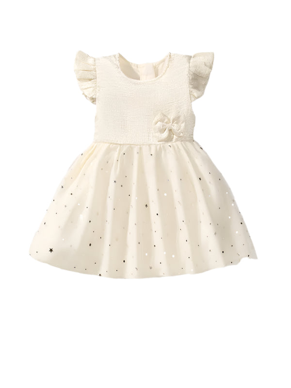 SPARKLING RAINBOW Ruffle Dress - Hazel & Bo