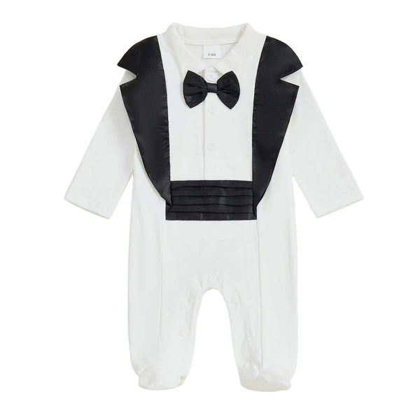 SMOKING Bowtie Jumpsuit - Hazel & Bo